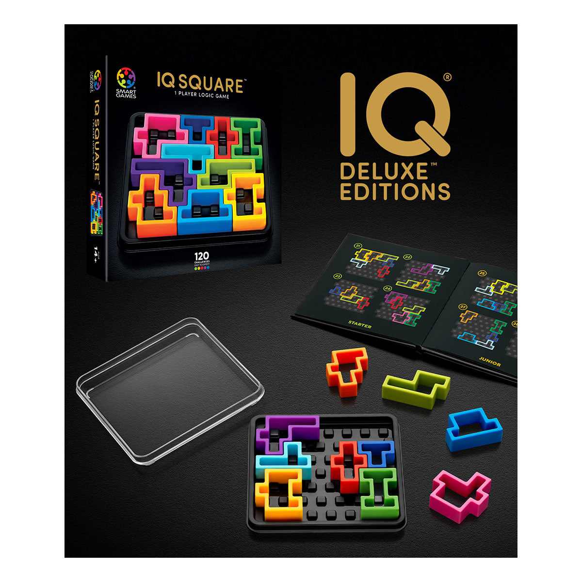 IQ Deluxe Square Logic Puzzle – Happy Up Inc Toys & Games