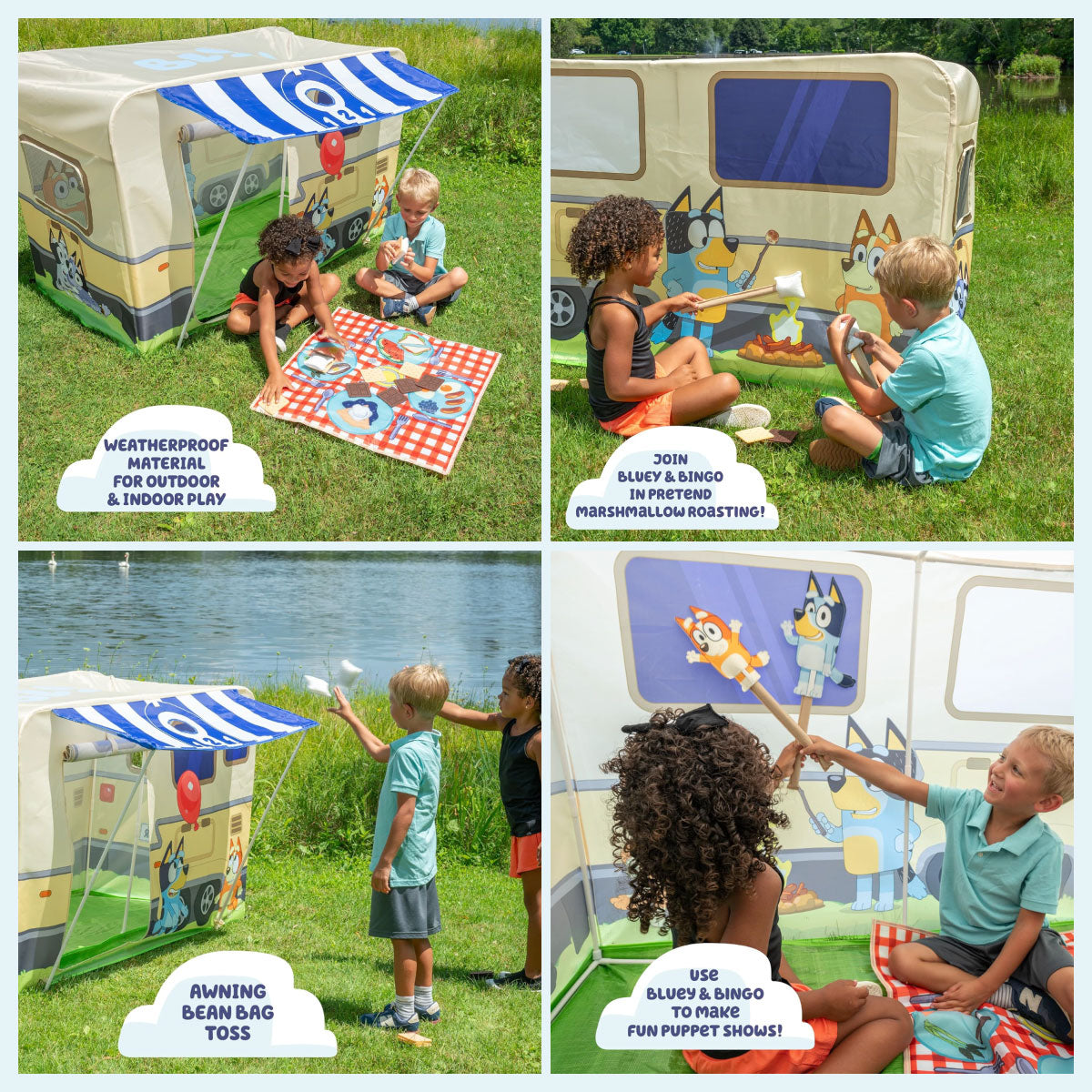 Bluey Camping Activity Fort – Happy Up Inc Toys & Games