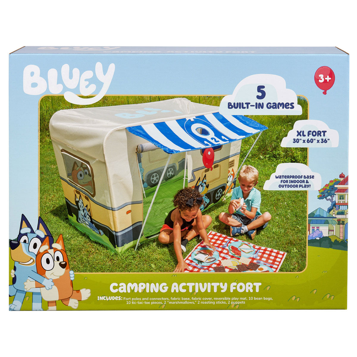 Bluey Camping Activity Fort – Happy Up Inc Toys & Games