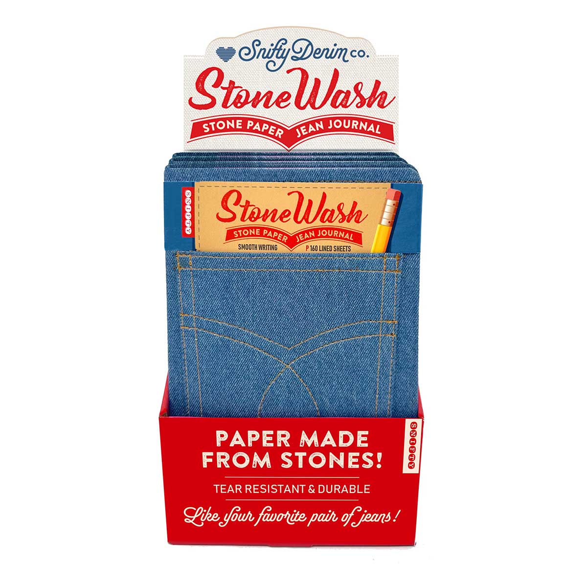 Stone Wash Jean Journal – Happy Up Inc Toys & Games